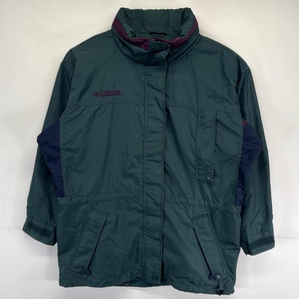 【管理番号】OYB0011384【ブランド】コロンビア / Columbia【対象】レディース【カラー】  ネイビー / グリーン【季節・シーズン】秋冬【生産国】インドネシア【素材】ナイロン100%【表記サイズ】S【実寸サイズ】肩幅：約59...