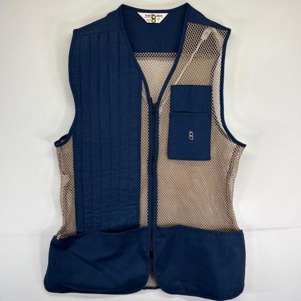 【管理番号】OYB0012526【ブランド】bab allen【対象】メンズ【カラー】  ネイビー / ベージュ【季節・シーズン】オールシーズン【生産国】USA【年代】1990年代【表記サイズ】L【実寸サイズ】肩幅：約42cm着丈：約79c...