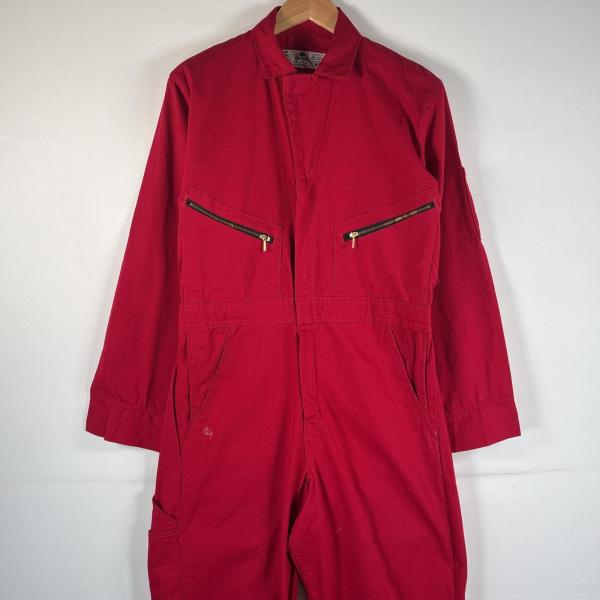 【管理番号】OYD0000115【ブランド】レッドキャップ / RED KAP【対象】メンズ【カラー】  レッド【柄】無地【季節・シーズン】オールシーズン【生産国】メキシコ【素材】コットン100%【実寸サイズ】総丈：約154cm肩幅：約45...