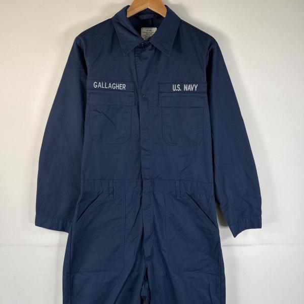 【管理番号】OYD0000189【ブランド】ミリタリー【対象】メンズ【カラー】  ネイビー【季節・シーズン】オールシーズン【年代】2000年代【生産年】2008【素材】コットン35% / ポリエステル65%【実寸サイズ】総丈：約167cm肩...