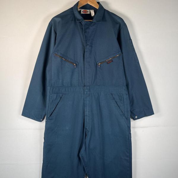 【管理番号】OYD0000505【ブランド】ディッキーズ / Dickies【対象】メンズ【カラー】  ネイビー系【季節・シーズン】オールシーズン【年代】1990年代【素材】コットン35% / ポリエステル65%【表記サイズ】M【実寸サイズ...
