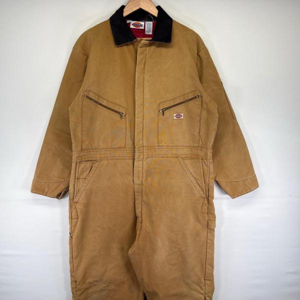 【管理番号】OYD0001093【ブランド】ディッキーズ / Dickies【対象】メンズ【カラー】  ブラウン系【季節・シーズン】オールシーズン【年代】1980年代【実寸サイズ】総丈：約160cm肩幅：約53cm身幅：約66cmウエスト：...