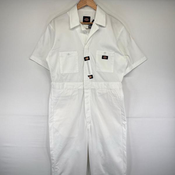 【管理番号】OYD0001116【ブランド】ディッキーズ / Dickies【対象】メンズ【カラー】  ホワイト系【季節・シーズン】オールシーズン【生産国】バングラデシュ【素材】コットン35% / ポリエステル65%【表記サイズ】M【実寸サ...