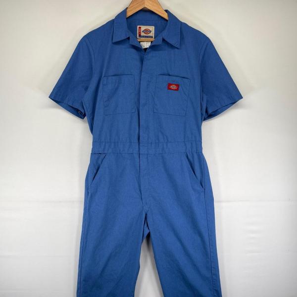 【管理番号】OYD0001196【ブランド】ディッキーズ / Dickies【対象】メンズ【カラー】  水色系【季節・シーズン】春夏【生産国】メキシコ【素材】コットン35% / ポリエステル65%【表記サイズ】S【実寸サイズ】総丈：約157...