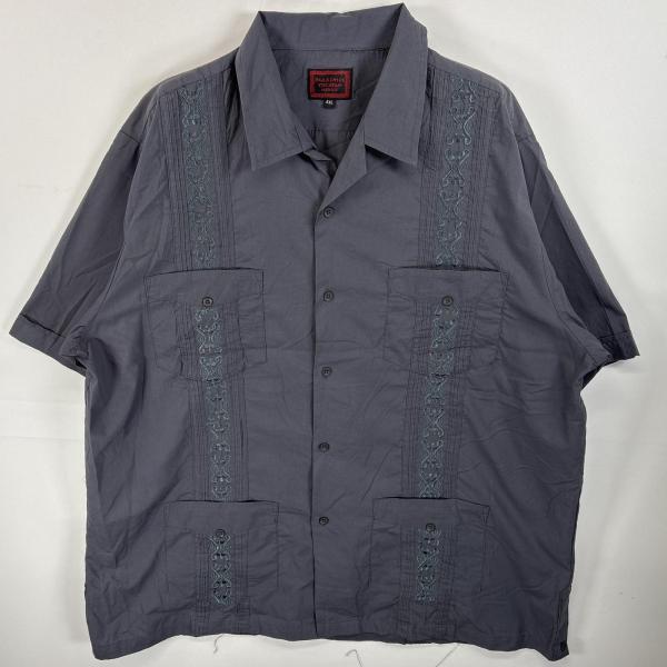 【管理番号】STA0000741【ブランド】Maximos YUCATAN【対象】メンズ【カラー】  グレー【柄】無地【季節・シーズン】春夏【生産国】中国【素材】コットン35% / ポリエステル65%【表記サイズ】4XL【実寸サイズ】肩幅：...