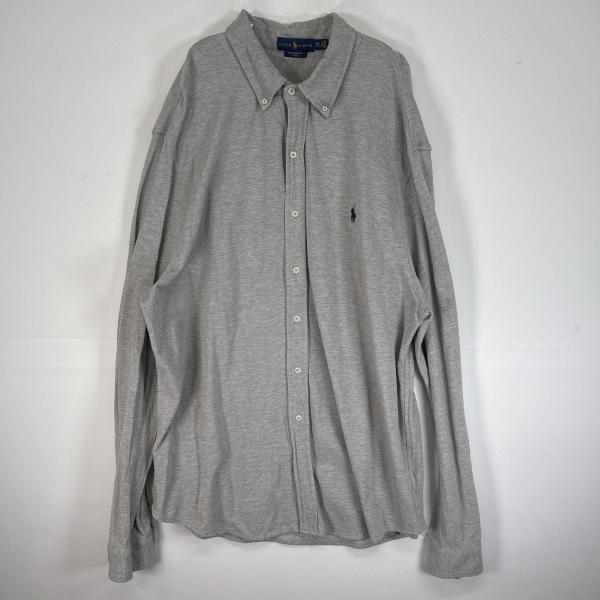 【管理番号】STA0003421【ブランド】ラルフローレン / RALPH LAUREN【対象】メンズ【カラー】  グレー【柄】無地【季節・シーズン】オールシーズン【生産国】ベトナム【素材】コットン100%【表記サイズ】XXL【実寸サイズ】...