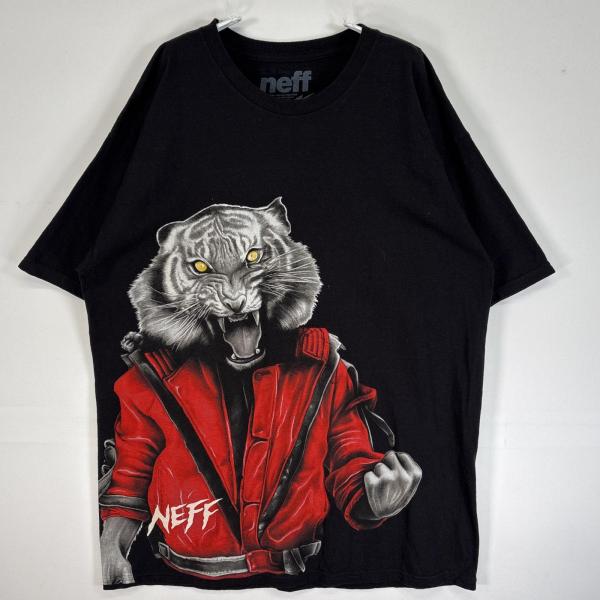 【管理番号】STA0003577【ブランド】NEFF【対象】メンズ【カラー】  ブラック【柄】アニマル【季節・シーズン】春夏【生産国】メキシコ【素材】コットン100%【表記サイズ】L【実寸サイズ】肩幅：約55cm着丈：約74cm身幅：約55...