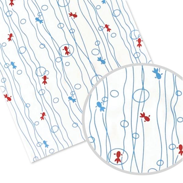 【流金】輝きながらゆらゆらと泳ぐ金魚は昔からその名の通り金運の縁起物。【小紋シリーズ】伝統的から、かわいい柄、草花、動物柄まで、種類豊富な 手ぬぐい シリーズ。普段使いにピッタリです。■サイズ：約34×90cm■素　材：綿100%（岡生地）...