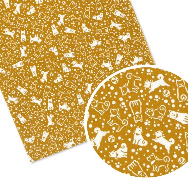 【犬】犬はお産が軽く子だくさんの為、安産祈願の縁起物。【小紋シリーズ】伝統的から、かわいい柄、草花、動物柄まで、種類豊富な 手ぬぐい シリーズ。普段使いにピッタリです。■サイズ：約34×90cm■素　材：綿100%（岡生地）■生産国：日本（...