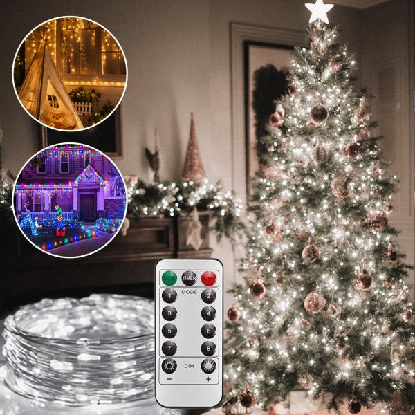 【商品説明】<br>【多種類の点灯モード・リモコン付き】<br>全8種類の点灯パターンがあります。<br>【断線しない・1万時間以上点灯可能】<br>厳選された銅線を採用しており、自由に曲げ折...