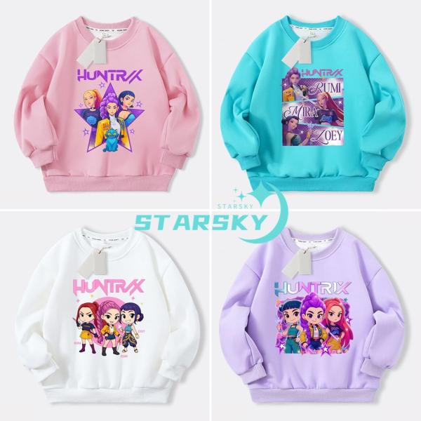 【商品状態】新品未使用品【セット内容】トレーナー【素　　　材】棉【関連ワード】スウェット KPOPガールズ デーモン・ハンターズトレーナー　長袖Ｔシャツ トップス　ルミ ミラ ゾーイ　長袖　子供 キッズ 春秋 可愛い プレゼント　ギフト