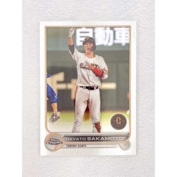 TOPPS 2022 NPB CHROME ベースボールカード クローム版