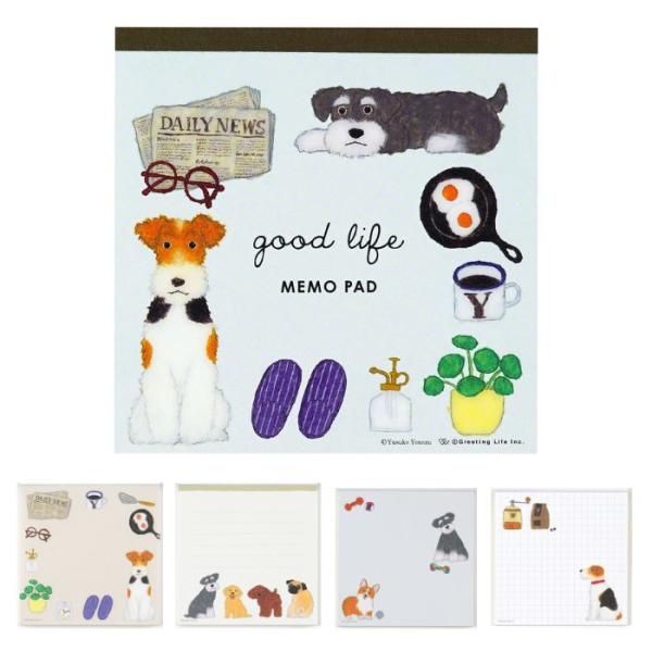 中面4柄のスクエアメモ！【アーティスト紹介】　イラストレーター　米津 祐介・1982年東京生まれ。2005年イタリア・ボローニャ国際絵本原画展入選。これを機に世界各国から絵本を出版。絵本作家としても活躍中サイズ：100×100×10mm内容...