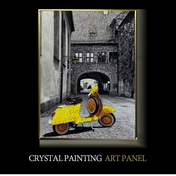 【品番】KH238【商品名】水晶絵【サイズ】幅60cm × 高さ80cm × 奥行き4cm【材質】印刷（ポリウレタン塗装仕上げ）【メーカー】YM SPACE（ワイエムスペース）【特記事項】納期が気になる方は事前にお問い合わせください。飾り加...