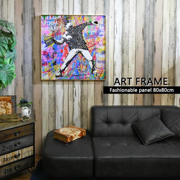 【品番】KH617【商品名】水晶絵【サイズ】幅80cm × 高さ80cm × 奥行き4cm【メーカー】YM SPACE（ワイエムスペース）【特記事項】納期が気になる方は事前にお問い合わせください。額縁の角が鋭利になっているので開梱設置時ケガ...