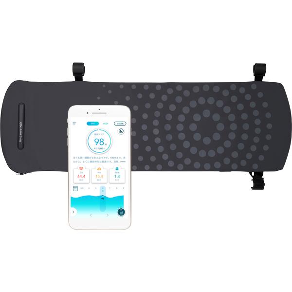 【商品名】Active Sleep ANALYZER（アクティブスリープ アナライザー）【商品番号】NN-1030【カラー】ブラック【サイズ】幅78cm × 奥行き24.5cm × 高さ1.5cm【重量】1kg【素材】ケース：ABS樹脂シー...