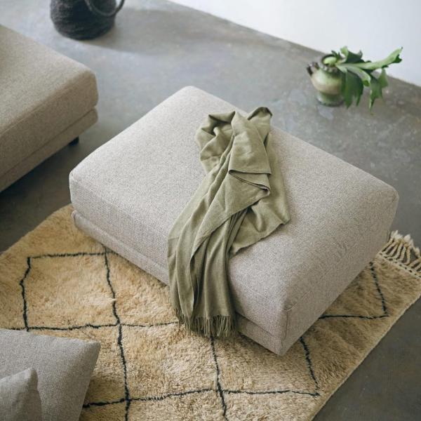 【品番】SVE-SF022O【商品名】snug.unit sofa ottoman（スナグユニットソファ オットマン）【カラー】BE：ベージュ／BL：ブルー／BK：ブラック【商品サイズ】幅95cm × 奥行き66cm × 高さ40cm【材質...