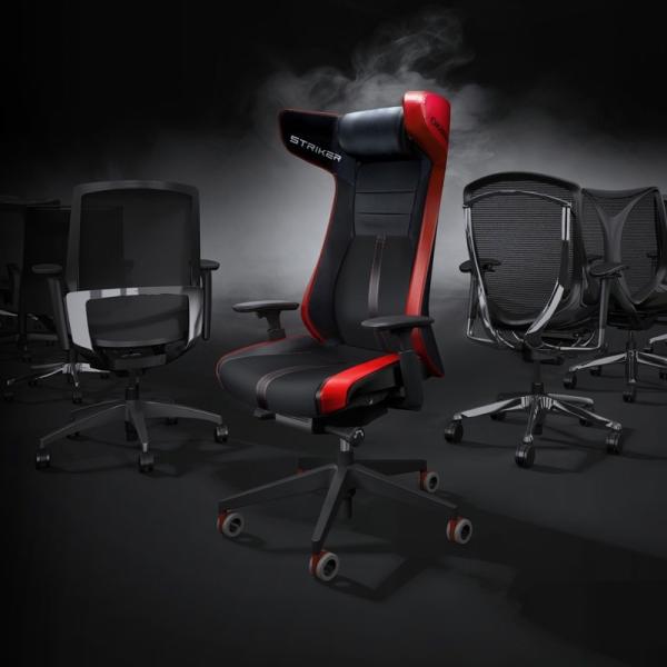 【商品名】STRIKER SEATING EX（ストライカー シーティングEX）【品番】80GCMZ【カラー】PH87：レッド・PH88：ブルー・PH86：ブラック【外寸】幅64.4cm × 高さ132.2cm × 奥行き64.9cm【材質...