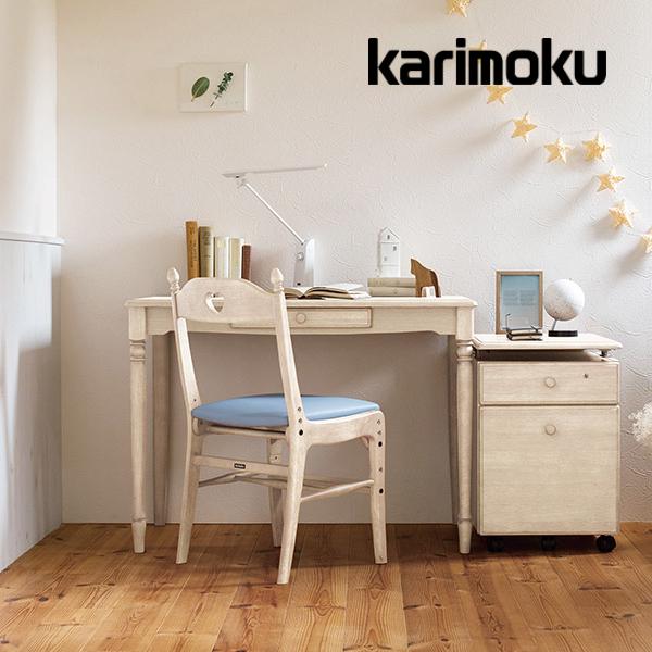 【品番】SJ3100MY【商品名】デスク【シリーズ】Cariesil（カリーシル）【木部塗装カラー】MY：シアーホワイト色【サイズ】幅100cm × 奥行き55cm × 高さ72.3cm【引出内寸】幅32.7cm × 奥行き26.8cm ×...