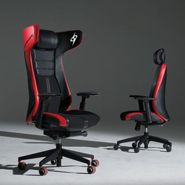 【商品名】STRIKER SEATING EX【品番】80GCMZ【カラー】PH87：レッド・PH88：ブルー・PH86：ブラック【外寸】幅64.4cm × 高さ132.2cm × 奥行き64.9cm【材質】背フレーム：スチールパイプ脚：樹...