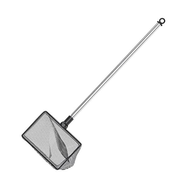 10 cm小網：サイズは10 cm長さx 6.8幅cm、袋深さ7.6 cm。堅牢なフレームワークにより、良好な荷重能力が確保されます。引っかからずに小さな魚を積載するのに適です。ファインナイロンネット：よく編まれた柔軟なナイロンネットは転移...