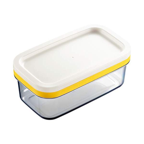 ギュッと一押しで、バターを使いやすい約5gの薄切りに簡単カット冷蔵庫にそのまま保存できる重量:152g材質:フタ/ポリエチレン耐熱温度80℃/耐冷温度?30℃ ワイヤープレート枠/ABS樹脂耐熱温度80℃/耐冷温度?30℃ ケース/AS樹脂...