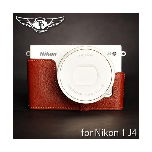 ニコン 1 J4用 本革カメラケースTP Original/Leather Camera Body Casefor Nikon 1 J4カラー：Brown/ブラウン素材:牛革TB06J4-BRMade in Chinaメーカー直輸入 正規品...