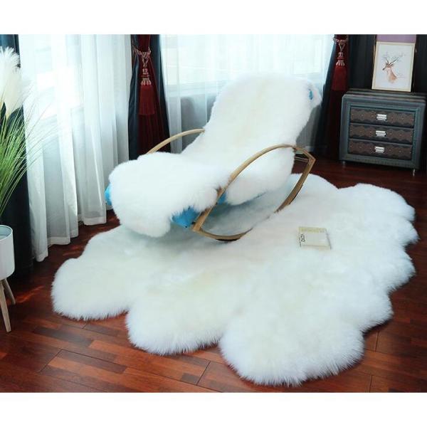 ・天然ものにつき、それぞれの個体差がございます。■素材羊毛皮■カラーホワイトブラウン茶色ライトグレーグレーコーヒーブラック■ご注意★天然素材1匹のため１つ１つ毛長・毛並・形・色合い等に違いがあります。★天然オーストラリア産ウール：さらに、通...