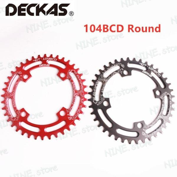 チェーンホイールギアサイズ:40T / 42T / 44T / 46T / 48T / 50T / 52Tカラー: ブラック / レッド※ご注文時、ご希望のサイズ及びカラーをお選びください。Deckas Bcd104 40/42/44/46...