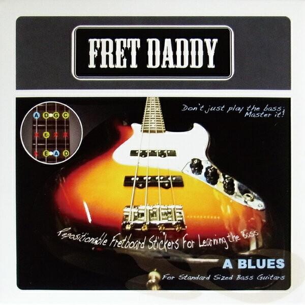 【ブルーススケール（Aスケール)】"『Fret Daddyスケール教則シール 【ブルーススケール（Aスケール）（ベース用）】』"【ブルーススケール（Aスケール)（ベース用）】アドリブに大変役立つブルーススケール(Aスケール）のシールです。■...
