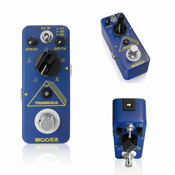 Mooer Triangoloは、小さなサイズの中に多くの機能を搭載したトレモロペダルです。Triangoloには高度なデジタルアルゴリズムを収録しており、このサイズのペダルでは圧倒的なコントロールを実現しています。トグルスイッチでは三角波...