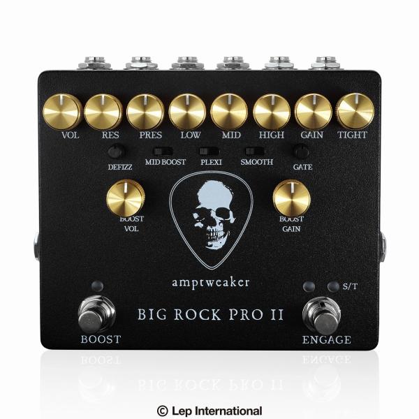 究極のロックディストーションAmptweaker Big Rock Pro IIは稀代のアンプビルダーであり、ハイゲインアンプの第一人者、ジェームス・ブラウン氏の設計したロックなディストーションペダルです。ブルースロックなどにも最適なヴィン...