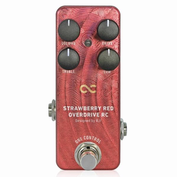 One Control STRAWBERRY RED OVERDRIVE RCは、人気の定番オーバードライブ、STRAWBERRY RED OVERDRIVE 4Kを発展させ、よりモダンでクリアなトーンを生み出すことのできるBJFによるモデ...