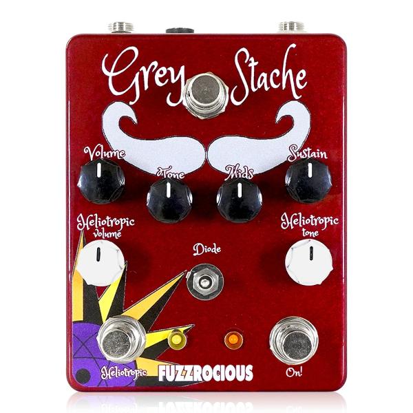 【発売日：2026年02月25日】Fuzzrocious Pedals Grey Stache/Heliotropicは、ファズモンスターGrey Stacheに、グランジ〜スペースロックサウンドのHeliptropicを組み合わせたデュア...