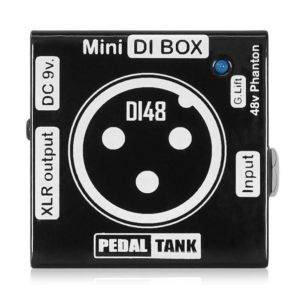 【発売日：2025年01月31日】Pedal Tank DI48 : Mini Active DI Boxはコンパクトでスタジオレコーディングからライブまで使用できるアクティブDIボックスです。持ち運びも簡単で、9V電源または48Vファンタ...