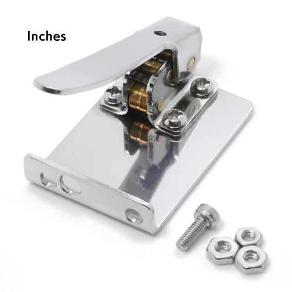 B-Bender Short Palm 3 Saddleは、クラシックな3サドルのテレキャスター用ブリッジに手のひらで操作するB-Benderを取り付けることのできるトレモロユニットです。取り付けの際に、テレキャスターのブリッジプレートにB...