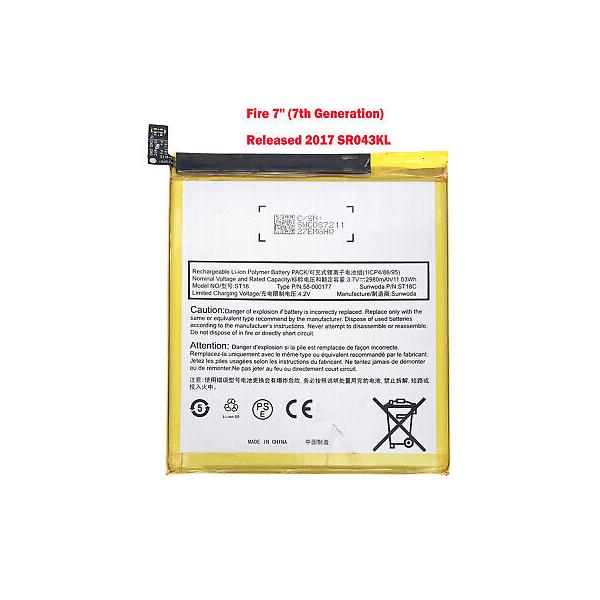 対応機種：Amazon ST18 ST18C 58-000177用 交換内蔵 バッテリー 電池パック 携帯 スマートフォン対応容量： 2980mAh(11.03wh)電圧：3.7V※※ 動作確認してから発送するのでご安心ください。発送方法：...