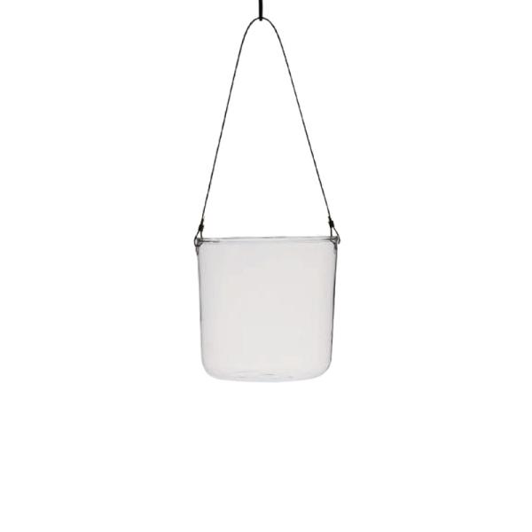 花・観葉植物用ポット ハンギングタブ 10 HANGING （1個入り） 93018 吊るしタイプ （代引き不可） ハンキングポット FARM (p275)【代引き不可】　おしゃれにグリーンを楽しめるクリアなハンキングガラスポット。