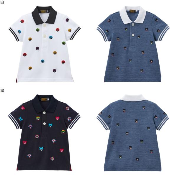 【ミキハウス】半袖ポロシャツ【】100cm白