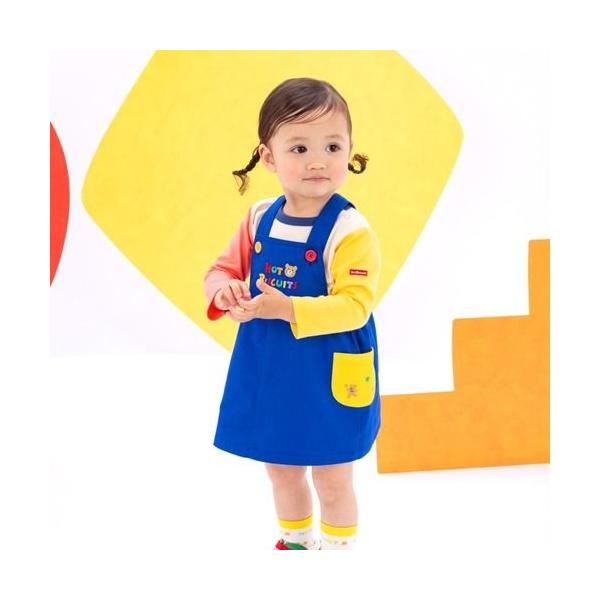 【ミキハウス】50%【SALE】ジャンパースカート【】S(70-80cm)ブルー