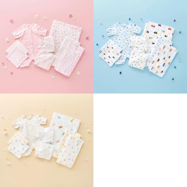 【ミキハウス】新生児準備スターターセットF(フリー）ピンク