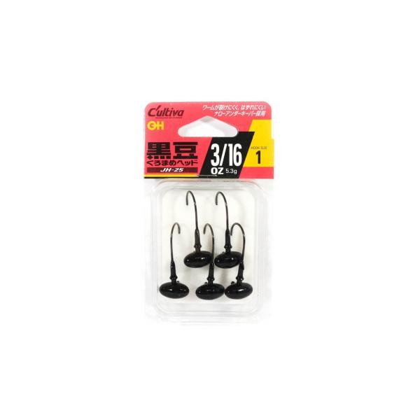 【商品概要】ジグヘッド【商品説明】【商品詳細】ブランド：オーナー(OWNER)商品種別：オモリ・シンカー商品名：オーナー(OWNER) JH-25 黒豆ヘッド 3/16 11571製造元：オーナー(OWNER)商品番号：11571発売日：2...