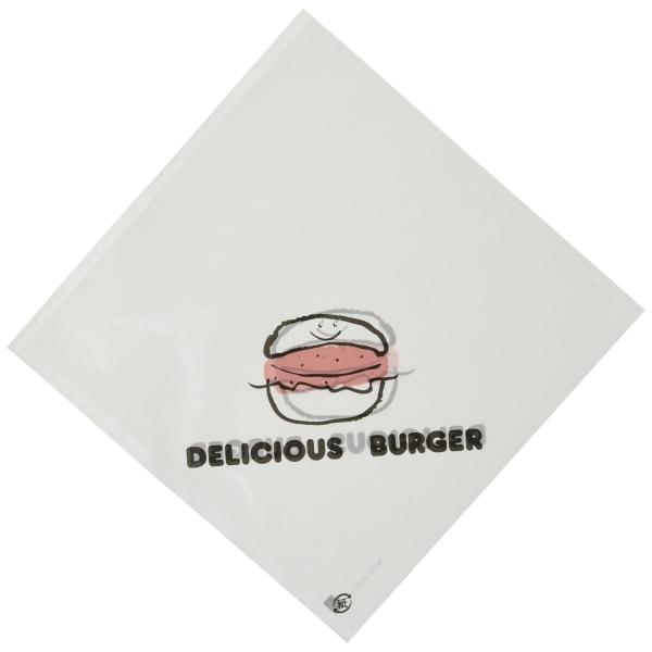 【商品概要】サイズ:縦×横(mm)180×180重量:230g(100枚入)材質:薄葉紙ポリラミ生産国:日本色:ホワイト【商品説明】【商品詳細】ブランド：福助工業株式会社商品種別：ホーム＆キッチン商品名：福助工業 バーガー袋 デリシャスバー...