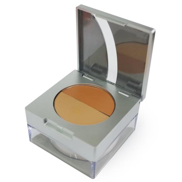 【商品概要】商品サイズ (幅×奥行×高さ) :51mm×33mm×51mm原産国:ドイツ内容量:コンシーラー:2.5g、フィキシングパウダー:5g【商品説明】【商品詳細】ブランド：ダーマカラー商品種別：ビューティー商品名：ダーマカラー キュ...