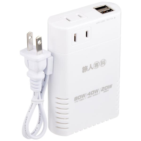 【商品概要】サイズ:11×7.4×3cm本体重量: 0.35kg【商品説明】【商品詳細】ブランド：ミヨシ(Miyoshi)商品種別：家電＆カメラ商品名：miyoshi co.,ltd 海外旅行用変圧器 全世界対応 MBT-WDM/WH製造元...