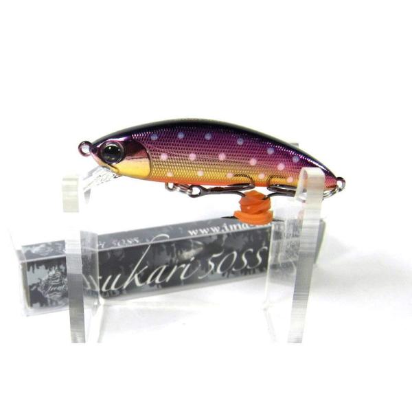 【商品概要】主な対応魚種:マス シーバスタイプ:シンキングサイズ:50mm / 重量:5gカラー:イワナ #SU50SS-113フック:ST-36BC #12リング:オリジナル#1【商品説明】【商品詳細】ブランド：アムズデザイン(ima)商...