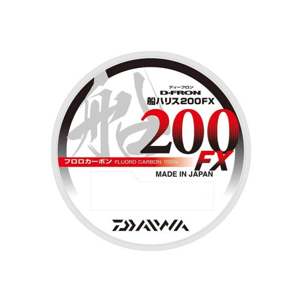 【商品概要】号数：3号巻糸量(m)：200カラー：ナチュラルフロロ 比重1.78ダイワ船ハリスシリーズで最もしなやかな高強力フロロカーボンライン。【商品説明】【商品詳細】ブランド：ダイワ(DAIWA)商品種別：スポーツ＆アウトドア商品名：ダ...