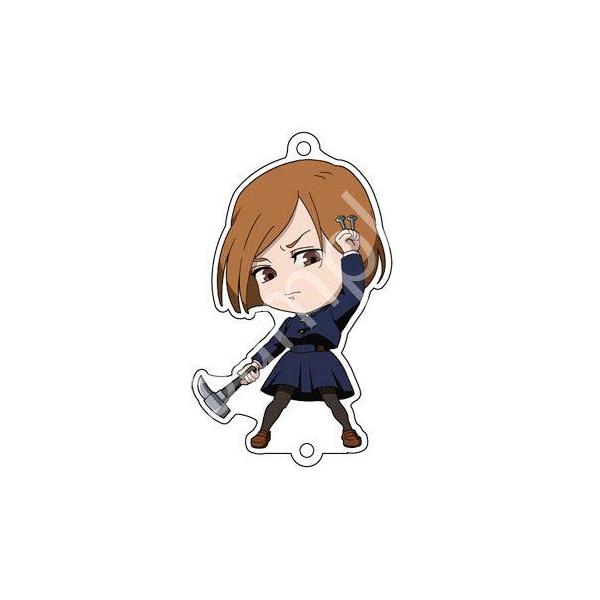 【商品概要】【商品説明】【サイズ】約40×40mm 【素材】アクリル 【その他】黒マツバ、マルカン、カニカン付き 「呪術廻戦」より、ちぇいんコレクションの登場です！ お気に入りのキャラクター達を繋げて楽しめるアイテムです♪ この機会にぜひ、...