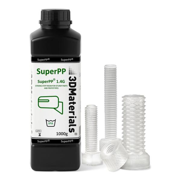 【商品概要】[剛性と耐久性] SuperPP の引張弾性率は 1.4GPa 曲げ弾性率は2.4GPa 破断伸度は 25%.[超高速3Dプリンティング] 50umレイヤーを1.3秒で超高速プリンティングが可能で、総出力時間と電気使用量を減らし...