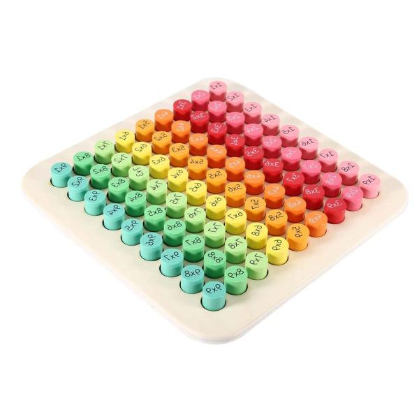 【商品概要】掛け算の九九、掛け算のルール、早期学習のおもちゃを知っています。九九、教育玩具を学んでいる子供たちに適しています。水性塗料は、溶剤に水を使用し、やわらかな光沢があります。木材製造は、子供たちの遊びに耐久性と安全性を保証します。バ...